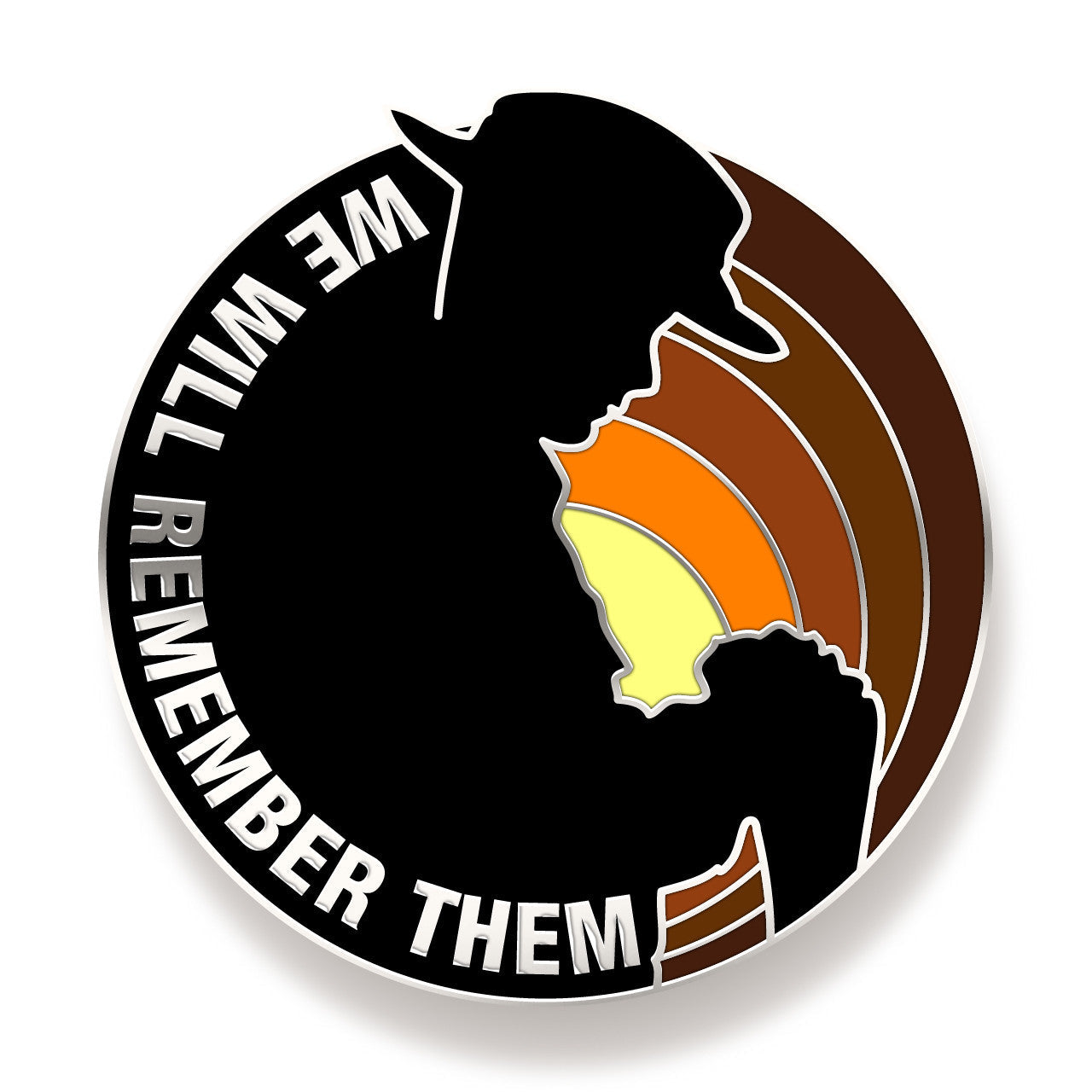 Reversed Arms Lapel Pin – Wedgetail Tactical