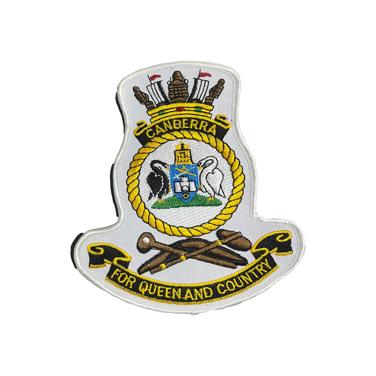 HMAS Canberra Ships Crest Patch Navy – Wedgetail Tactical