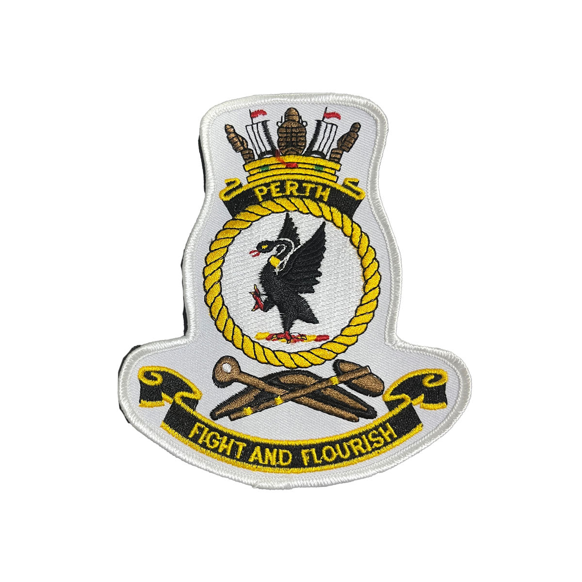 HMAS Perth Ships Crest Patch Navy – Wedgetail Tactical
