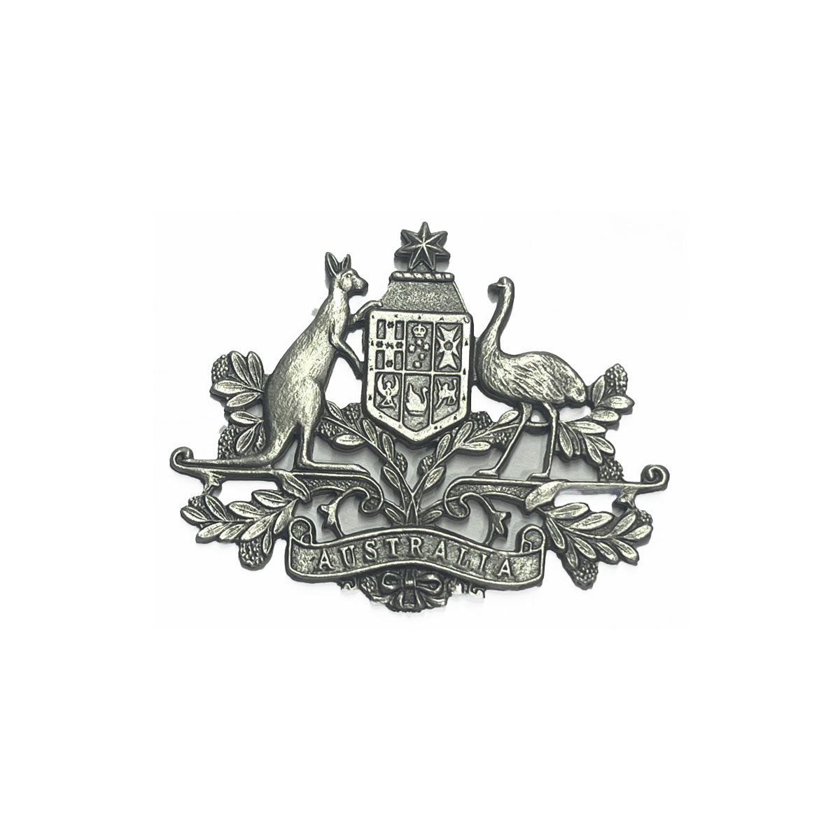Pewter Australian Coat of Arms – Wedgetail Tactical