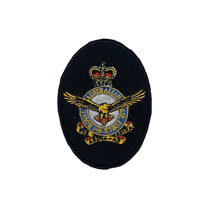 RAAF Crest Patch Royal Australian Air Force Oval - Navy Style ...
