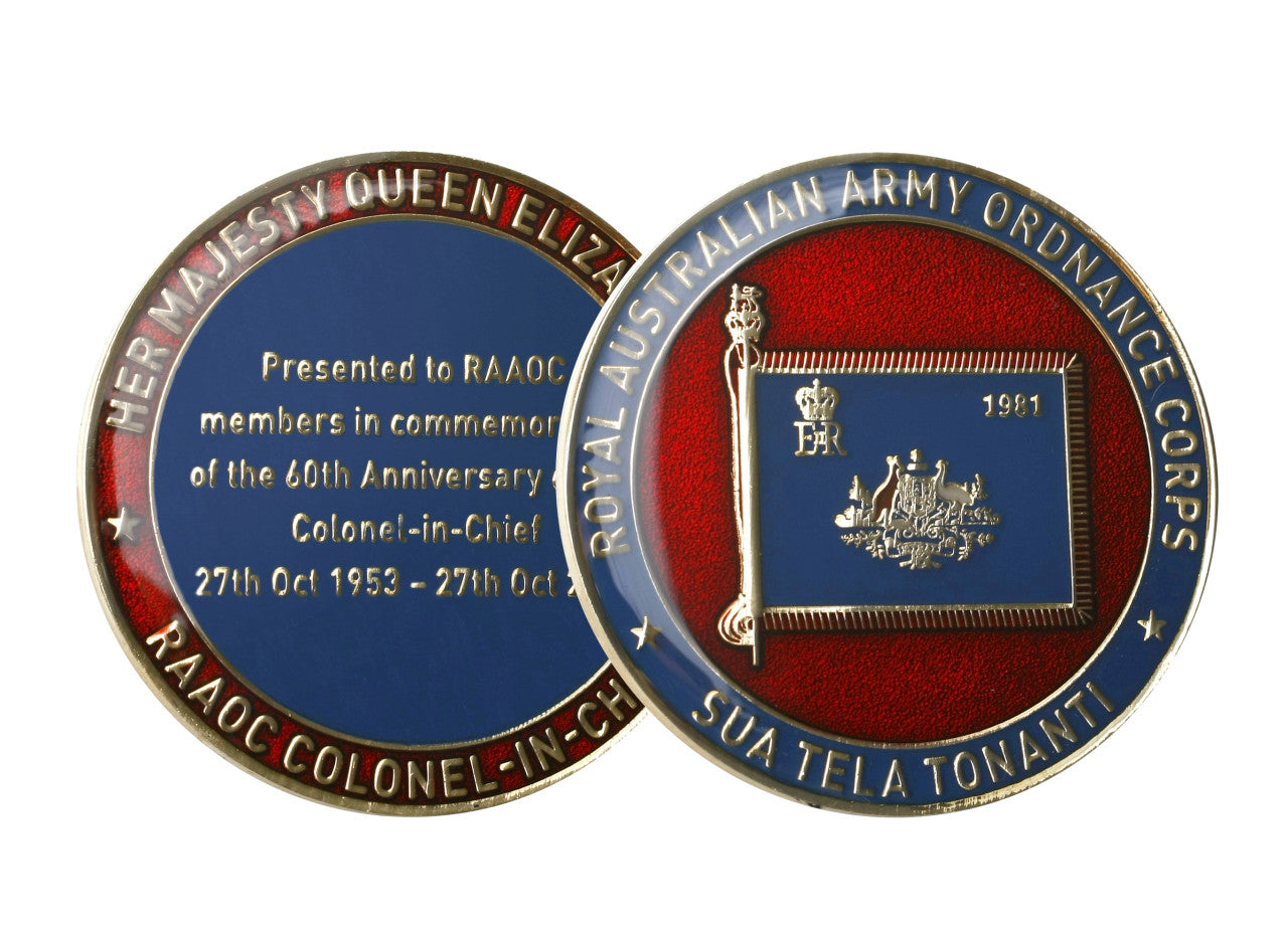 Royal Australian Ordnance Corps 60th Anniversary Medallion in Box ...