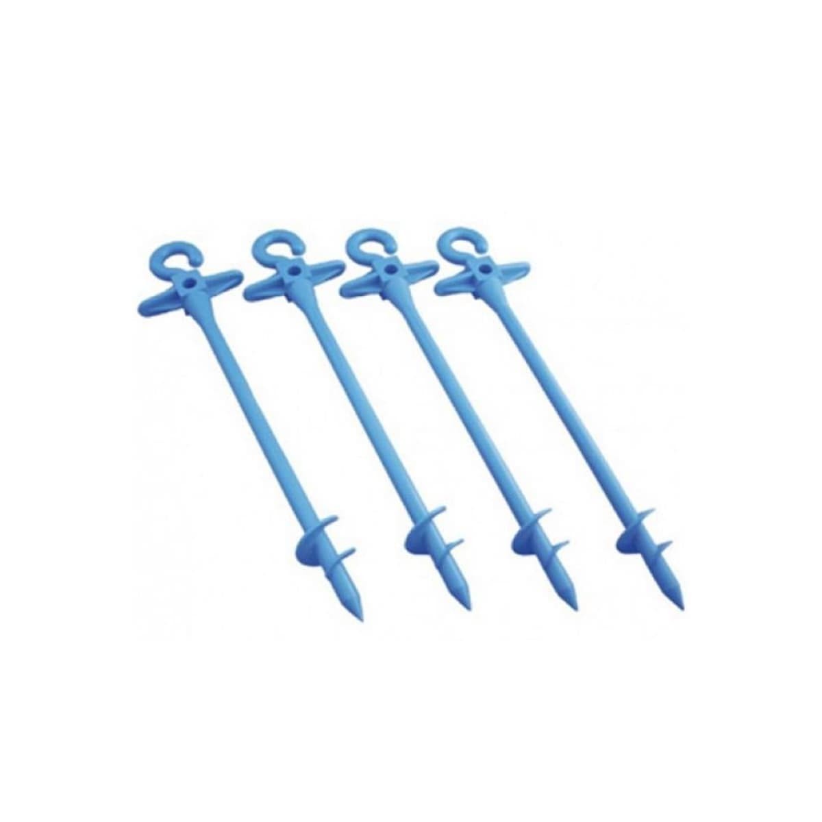 Blue Screw Ground Anchor – Wedgetail Tactical