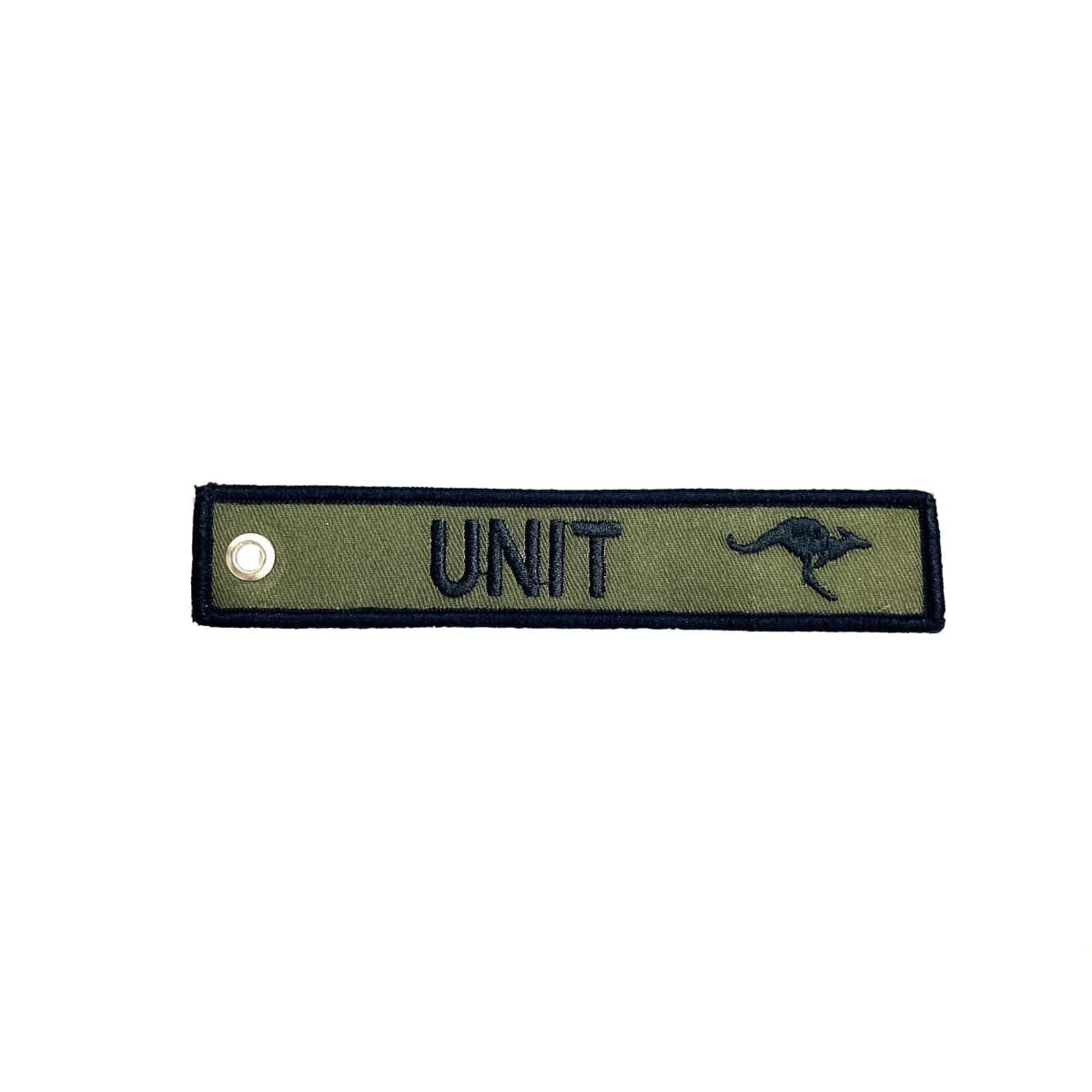 Custom Embroidered Personalised Key Tag Olive Skippy – Wedgetail Tactical