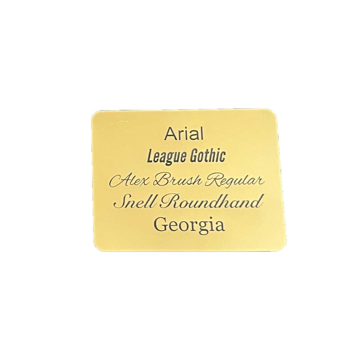 Custom Engraving Plate for Presentation Plaque – Wedgetail Tactical