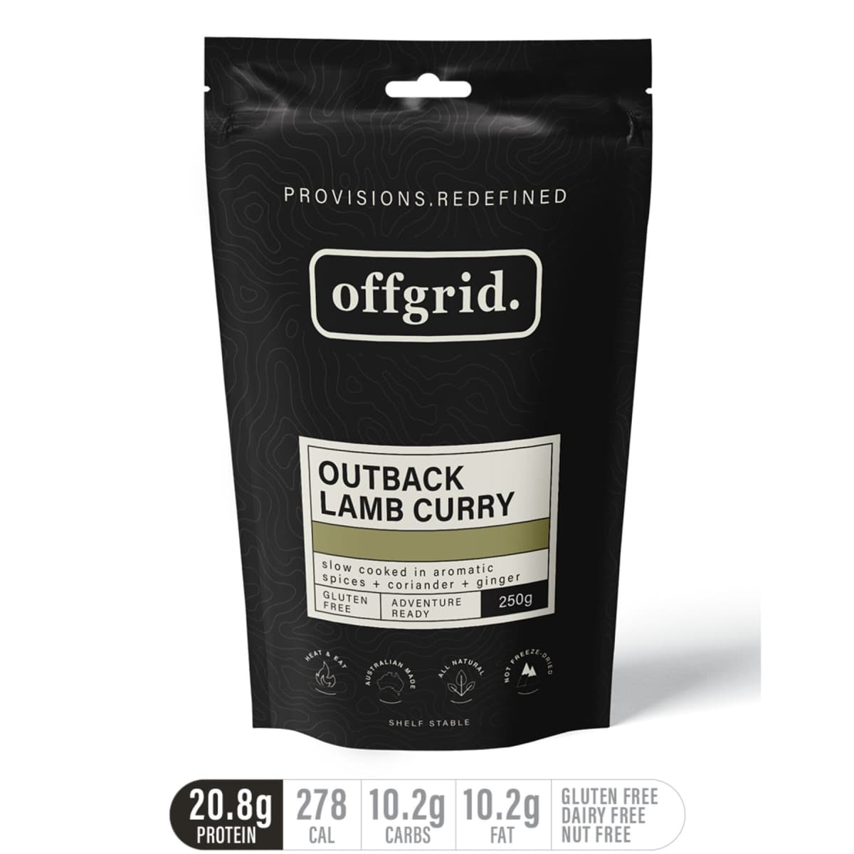 Rations Meal Ready to Eat Single Serve MRE Offgrid Ranchers Outback La ...