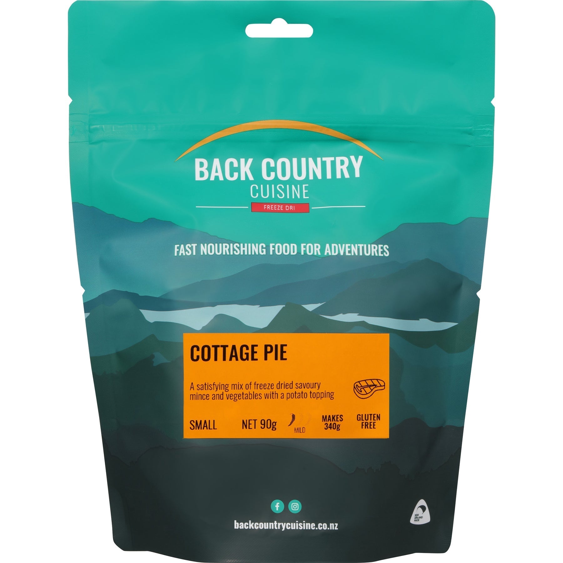 Back Country Freeze Dried Camp Rations Meal - Cottage Pie – Wedgetail ...
