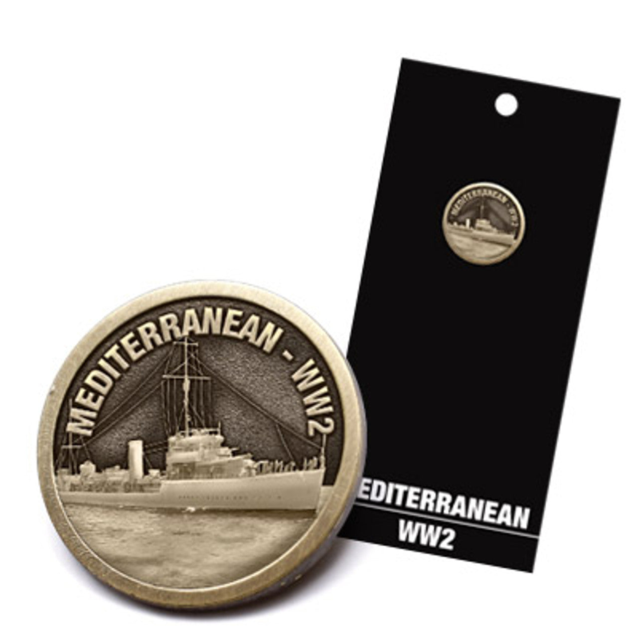 WW2 Mediterranean Lapel Pin – Wedgetail Tactical