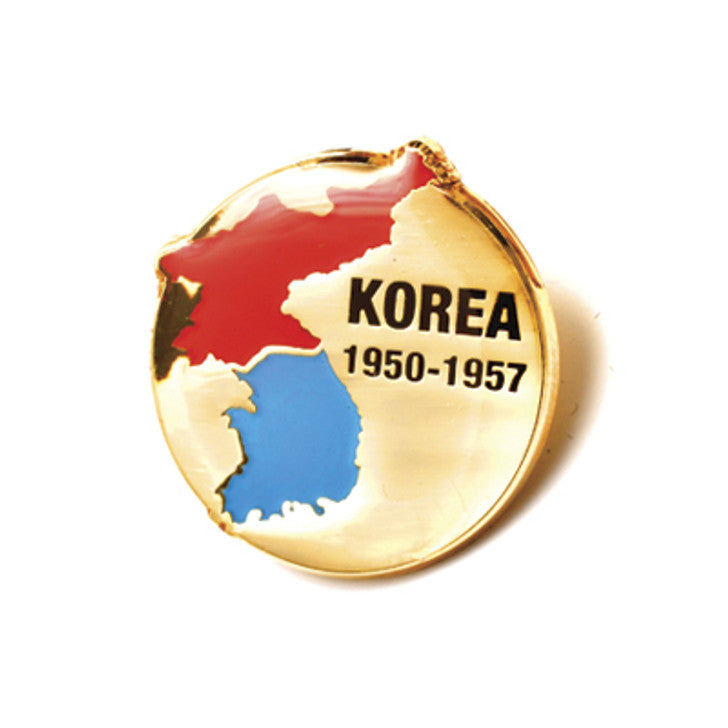 Korea 1950-1957 Map Badge Lapel Pin – Wedgetail Tactical