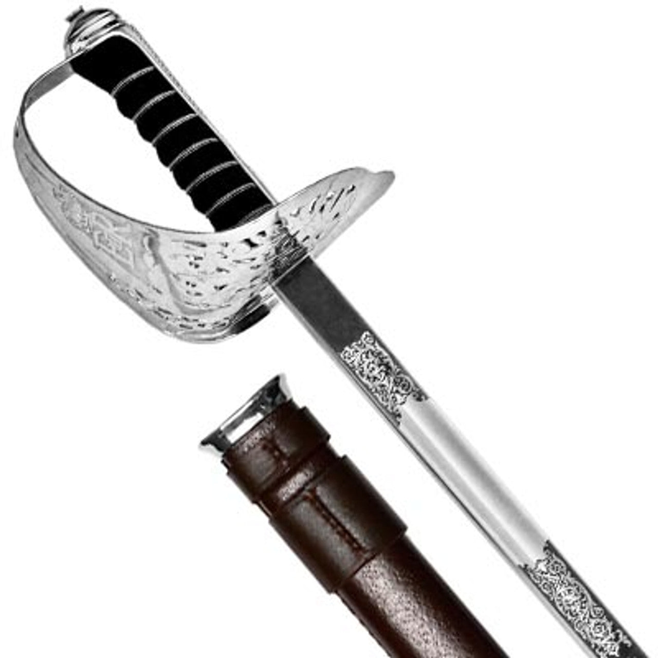 Infantry Sword with Leather Scabbard (Windlass S/Steel) – Wedgetail ...