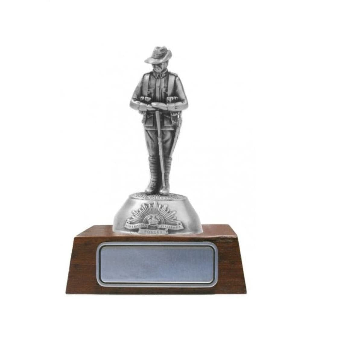 Pewter ANZAC Australian Army Resting on Arms Figurine – Wedgetail Tactical