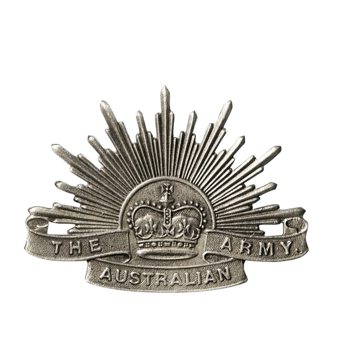 Large Lapel Pin Pewter Rising Sun Lapel Badge – Wedgetail Tactical