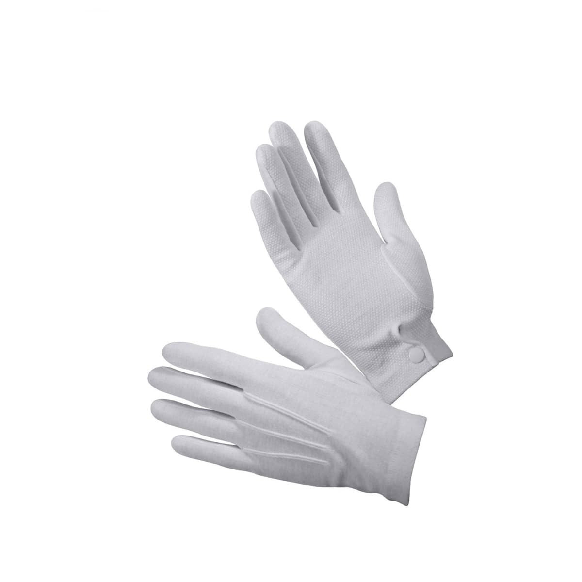 Parade Gloves - White Cotton with snap closure – Wedgetail Tactical