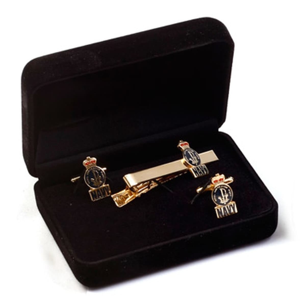 Royal Australian Navy RAN Cuff Links and Tie Bar w Box – Wedgetail Tactical