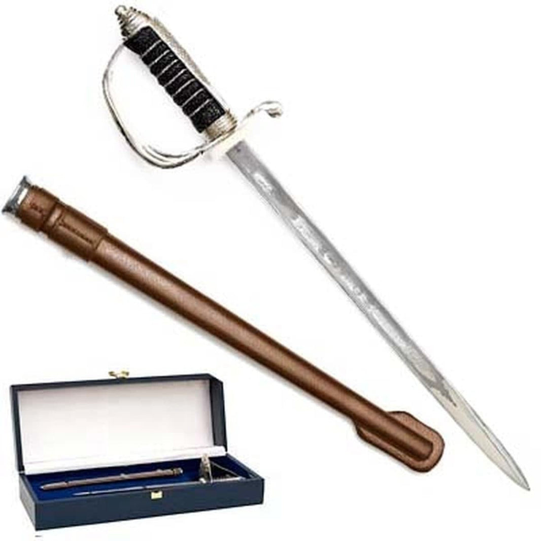 Sword Artillery Miniature with Leather Scabbard – Wedgetail Tactical