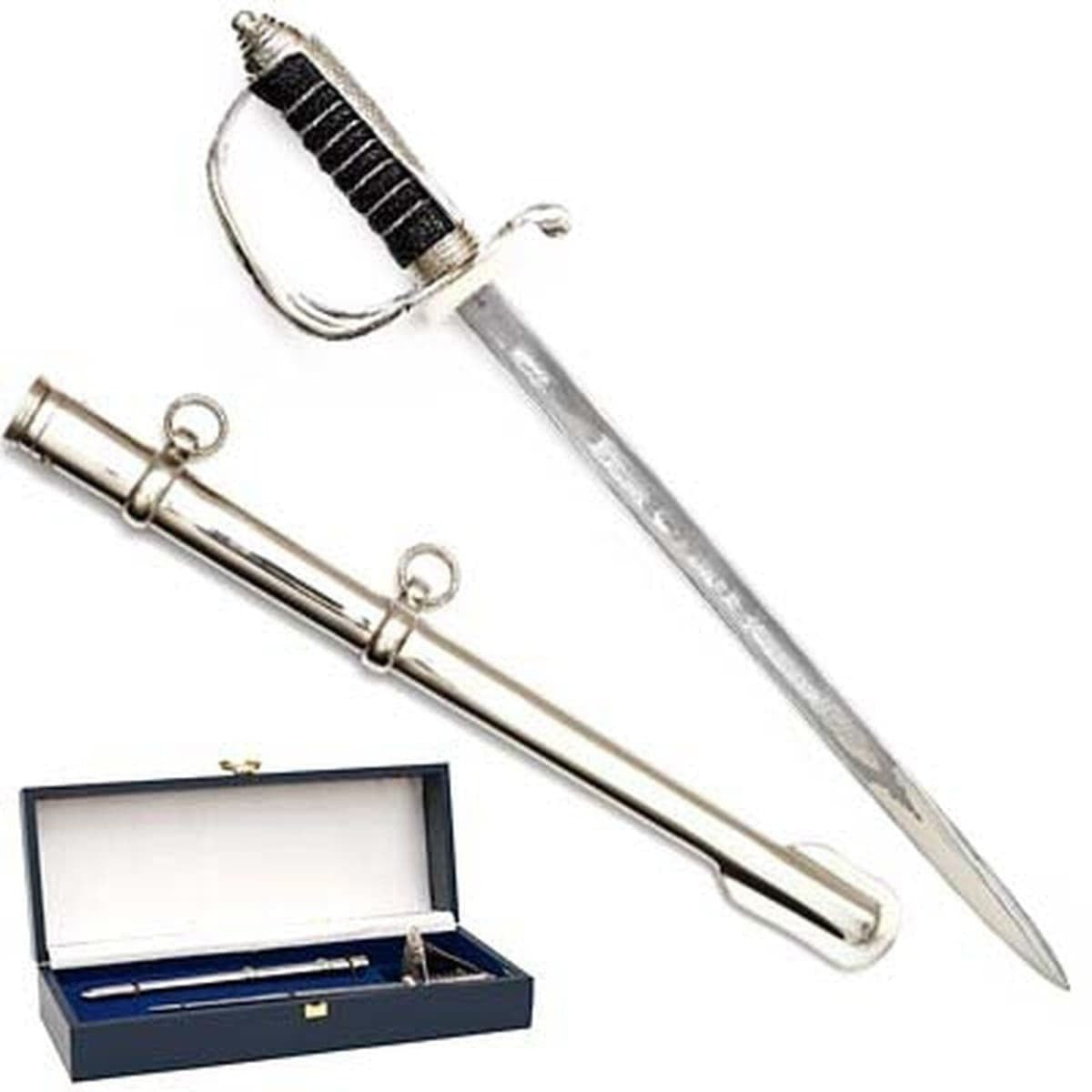 Sword Artillery Miniature with Nickel Scabbard – Wedgetail Tactical